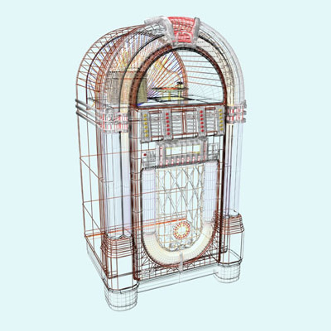 Antique Juke Box 3d 3ds