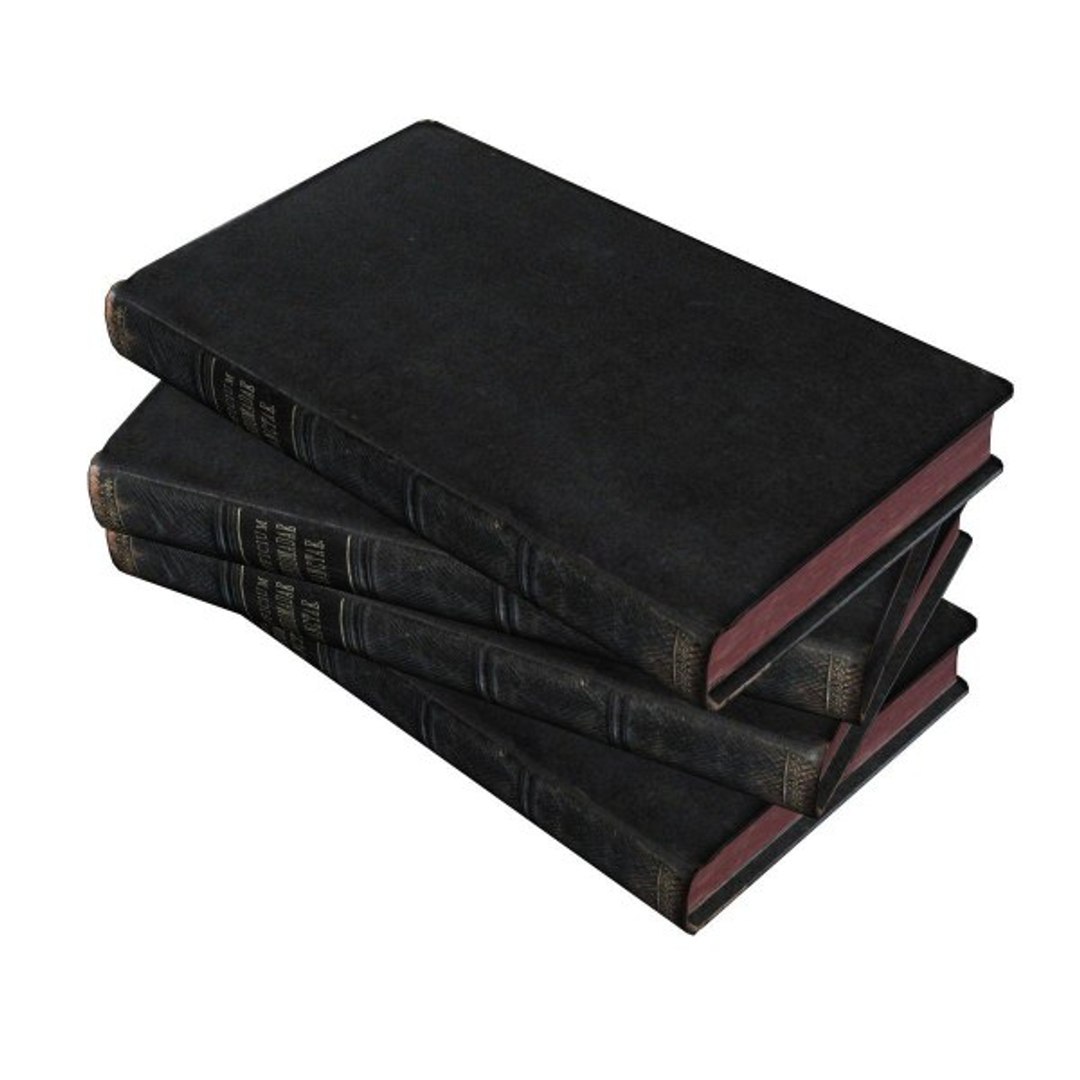 Old Book 3d Obj