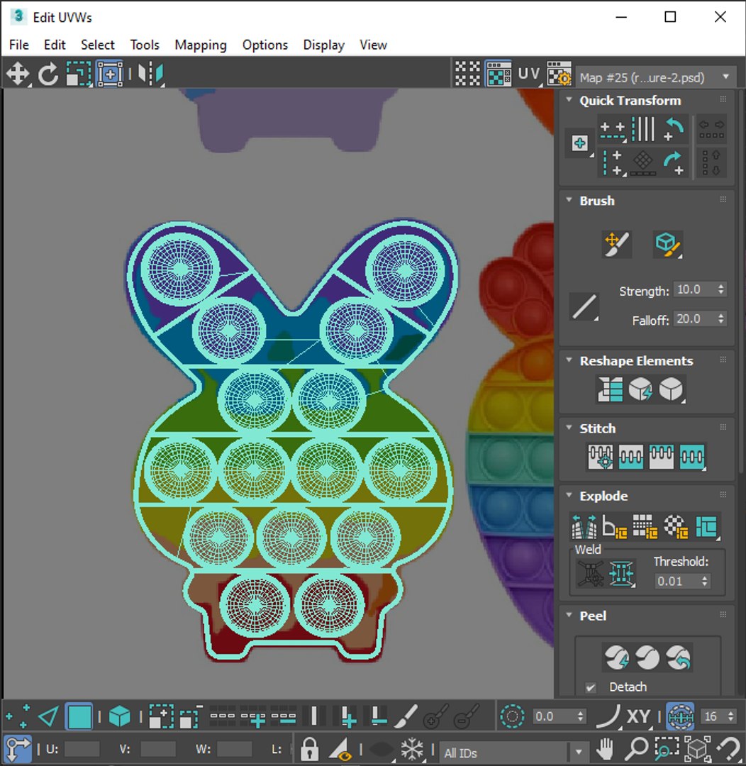 3D Easter Pop It Fidget Toys Set - TurboSquid 1881873