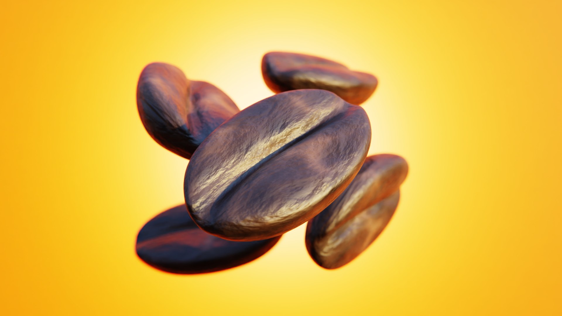 Procedual Coffee Beans model - TurboSquid 2106731