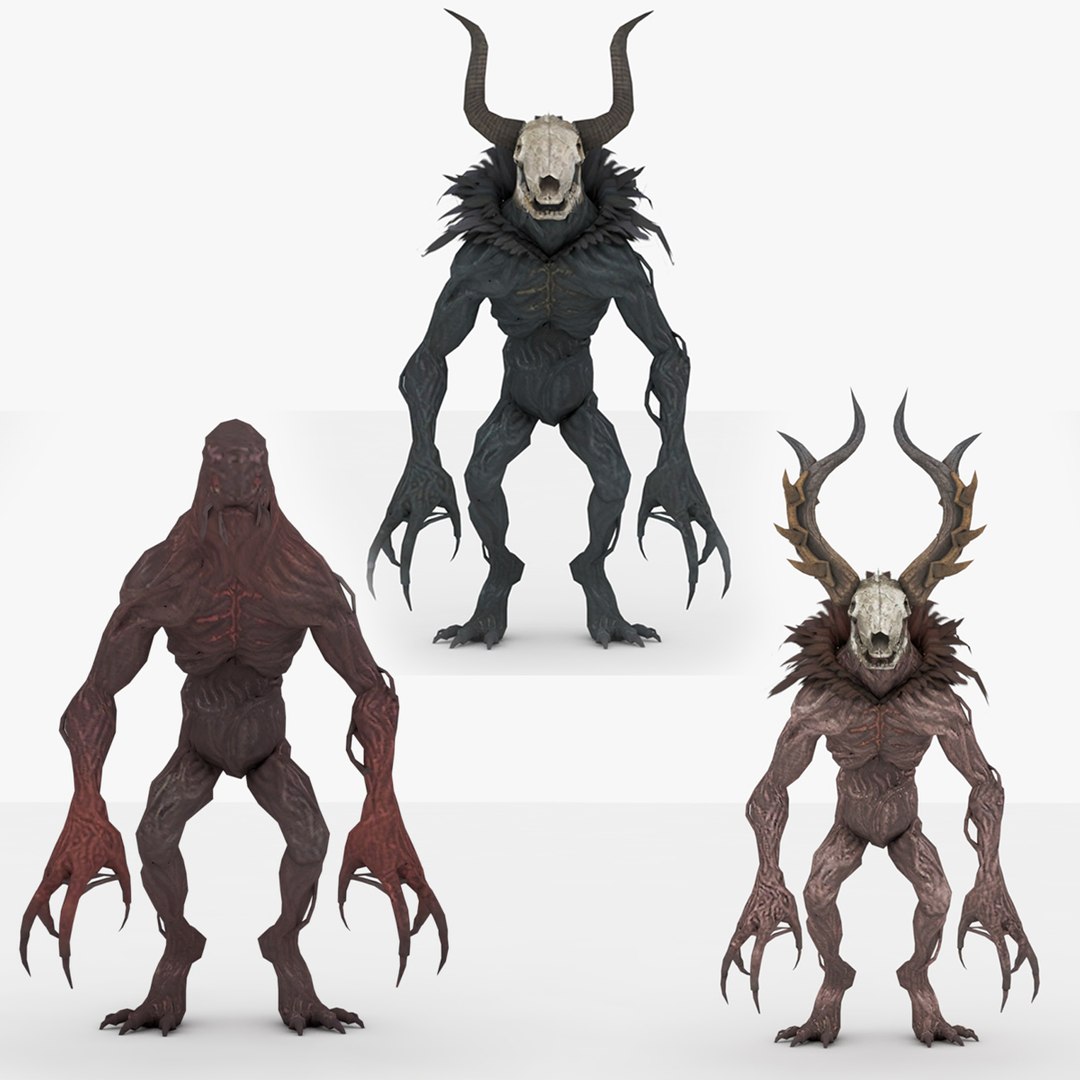 3in1 Ganger Rigged And Animated 3D Model - TurboSquid 2348426