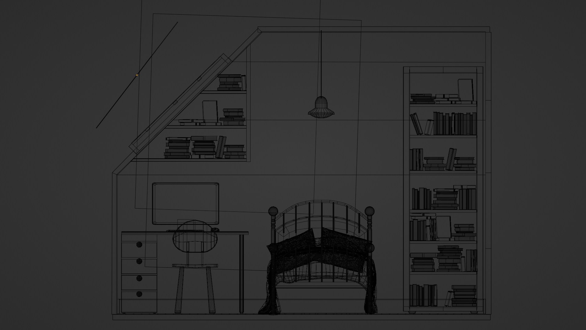 CARTOON BEDROOM 002 Model - TurboSquid 2058834