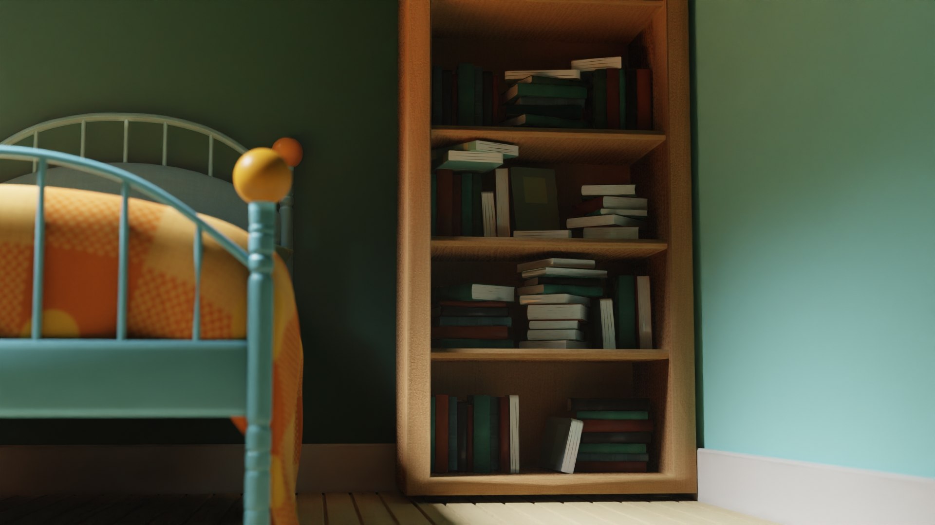 CARTOON BEDROOM 002 Model - TurboSquid 2058834