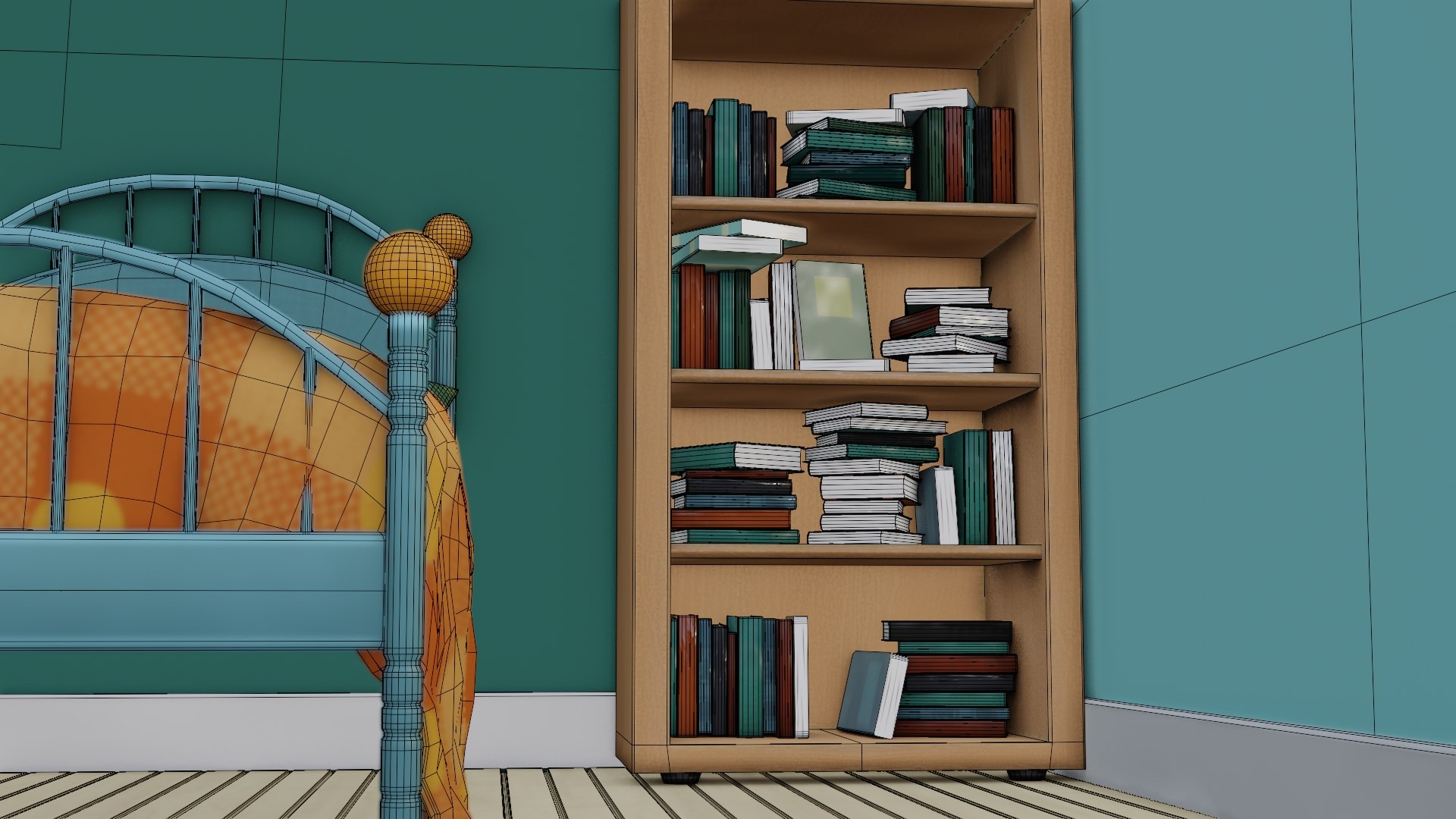 CARTOON BEDROOM 002 Model - TurboSquid 2058834