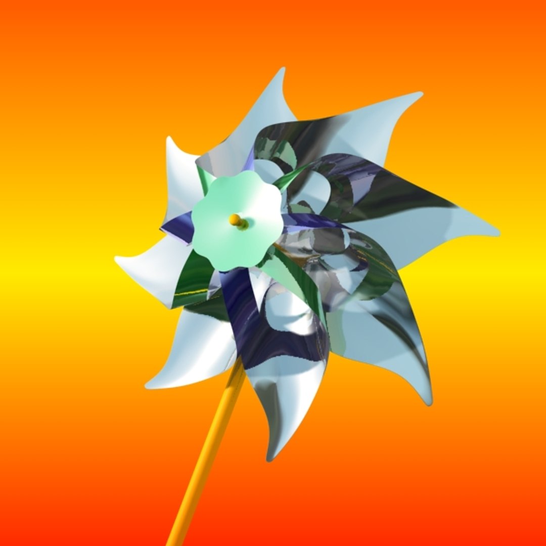 toy windmill 3d model