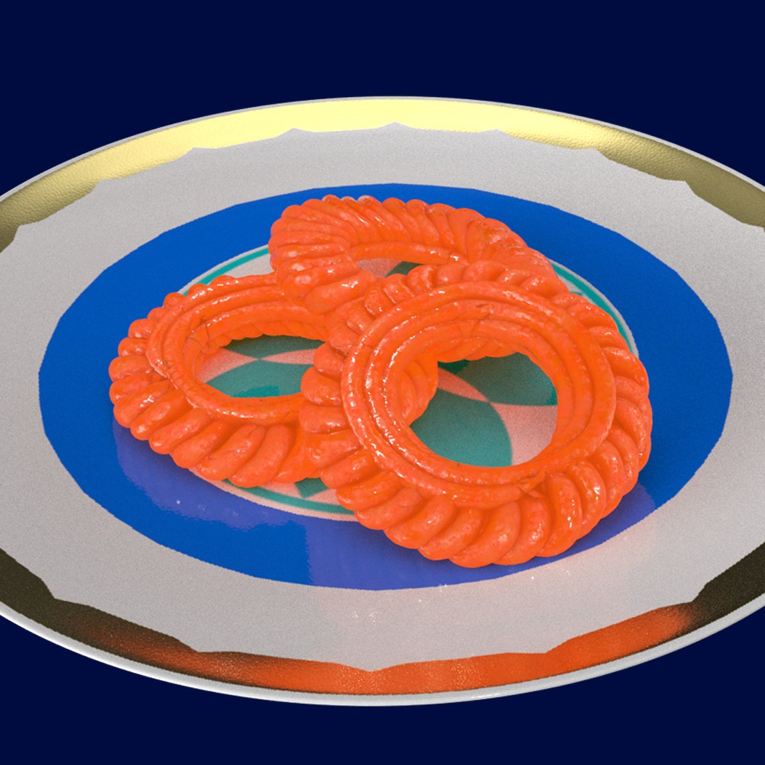 Jangiri Sweet 3D - TurboSquid 1374745