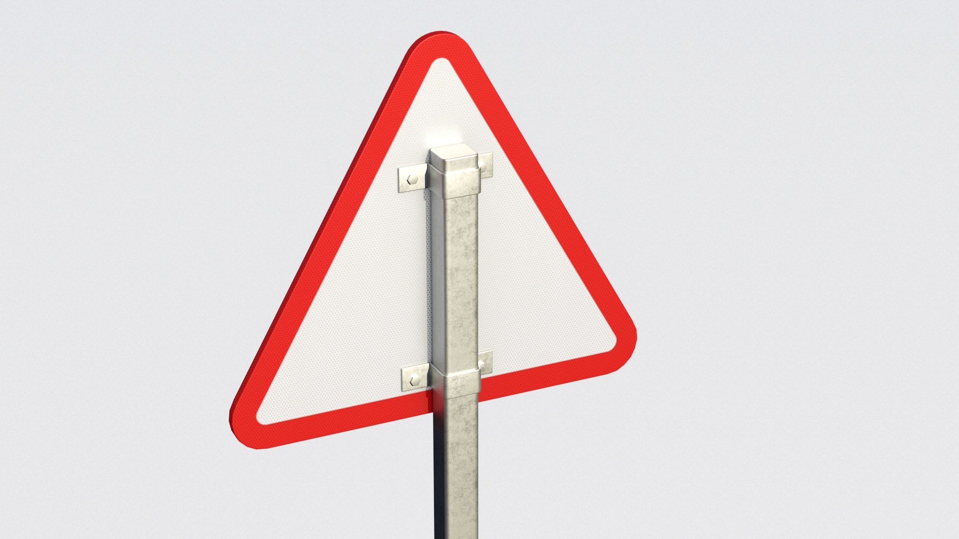 Sharp-Right-Curve Road Sign 3D - TurboSquid 2117213