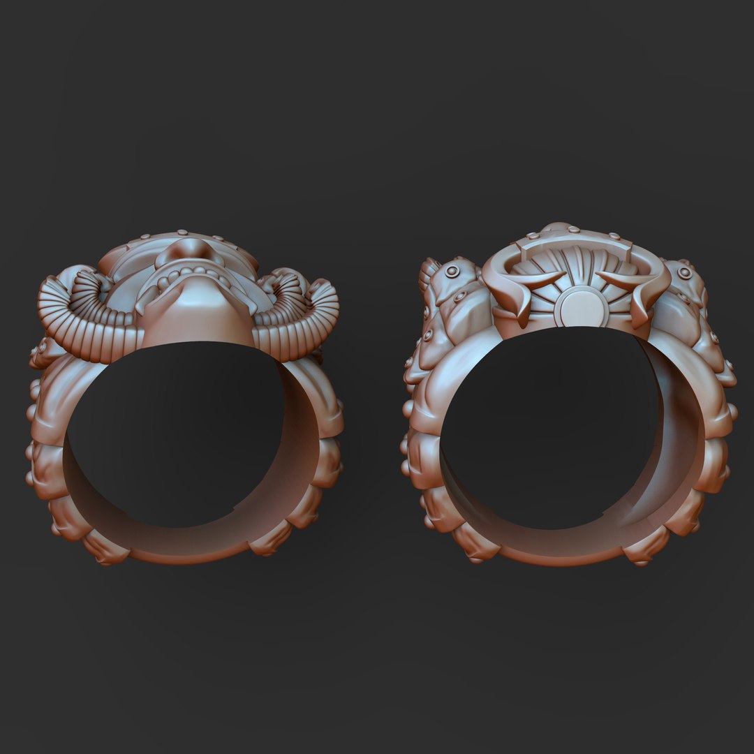 Silver Ring Samurai Armor Model - TurboSquid 1424064