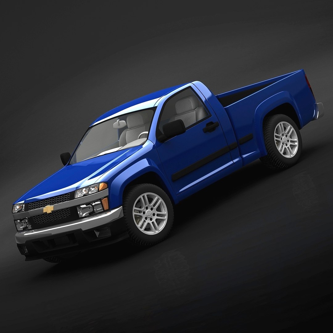 3d Model Chevrolet Colorado Regular Cab