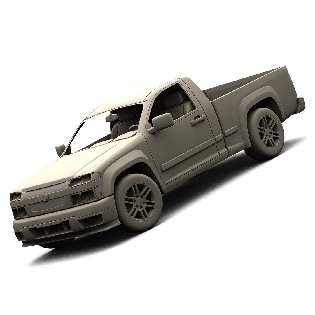 3d Model Chevrolet Colorado Regular Cab