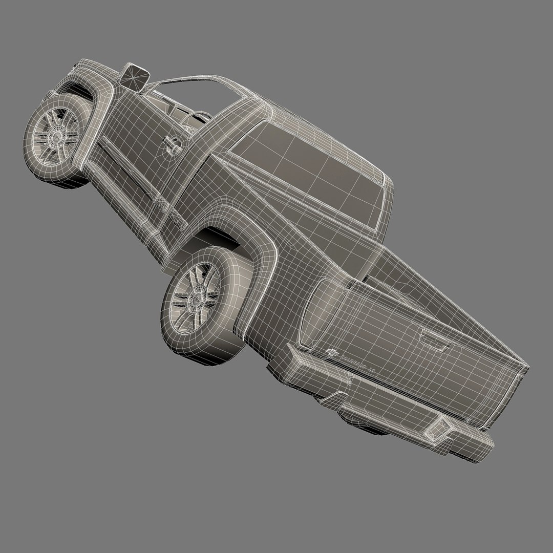 3d Model Chevrolet Colorado Regular Cab