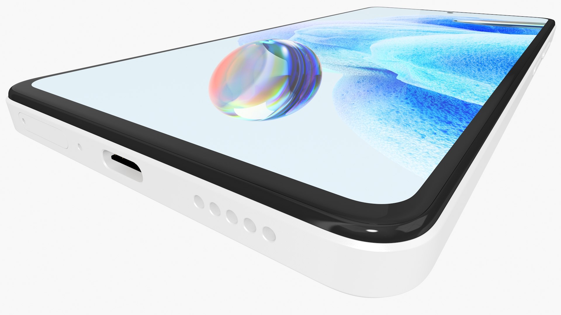 Xiaomi Redmi Note 12 Pro 5G White 3D Model - TurboSquid 2047686
