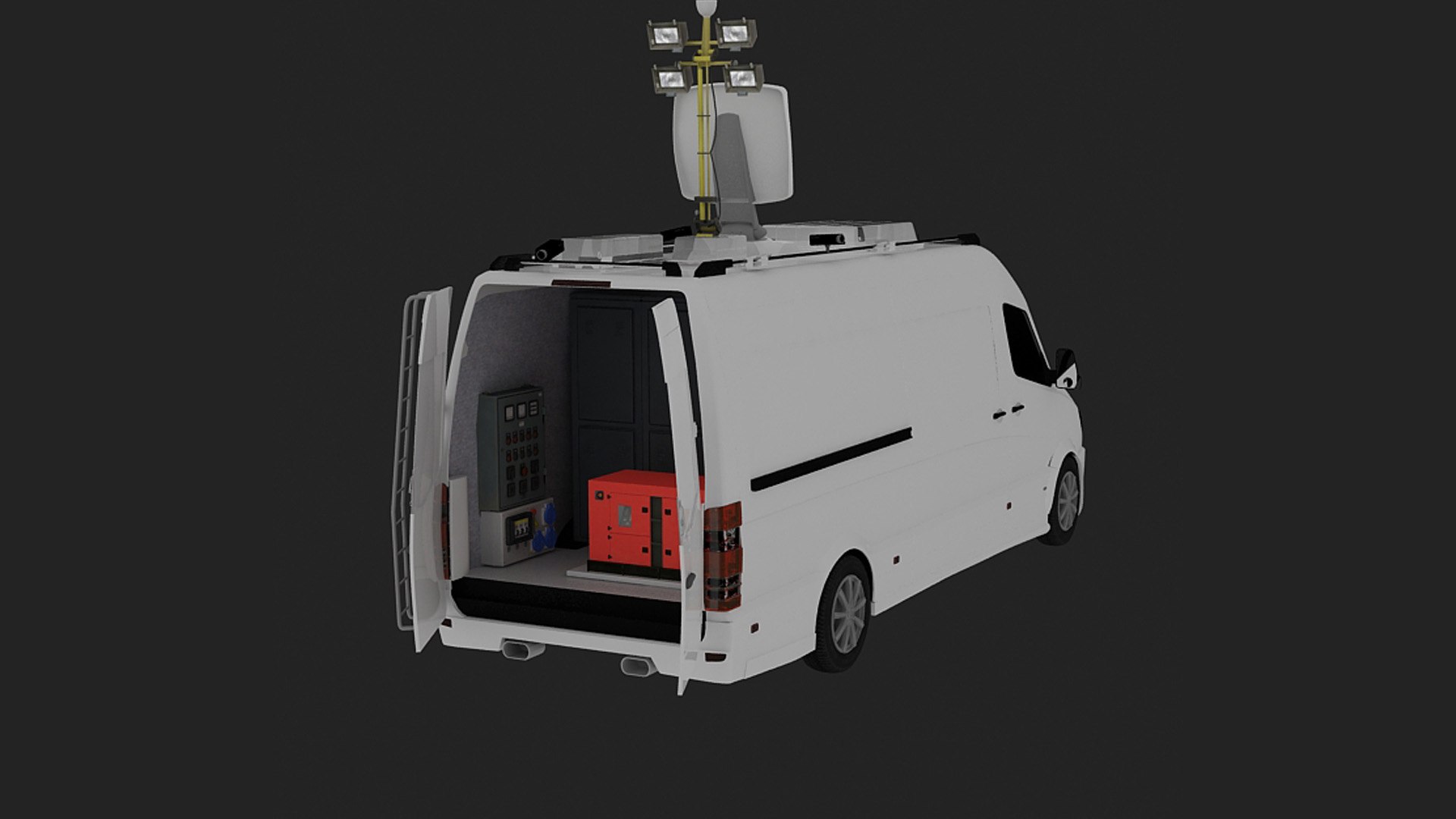 Television Car 3D model - TurboSquid 1835688