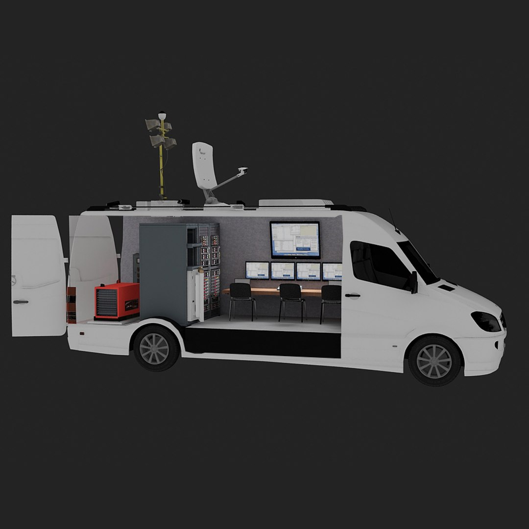 Television Car 3D model - TurboSquid 1835688