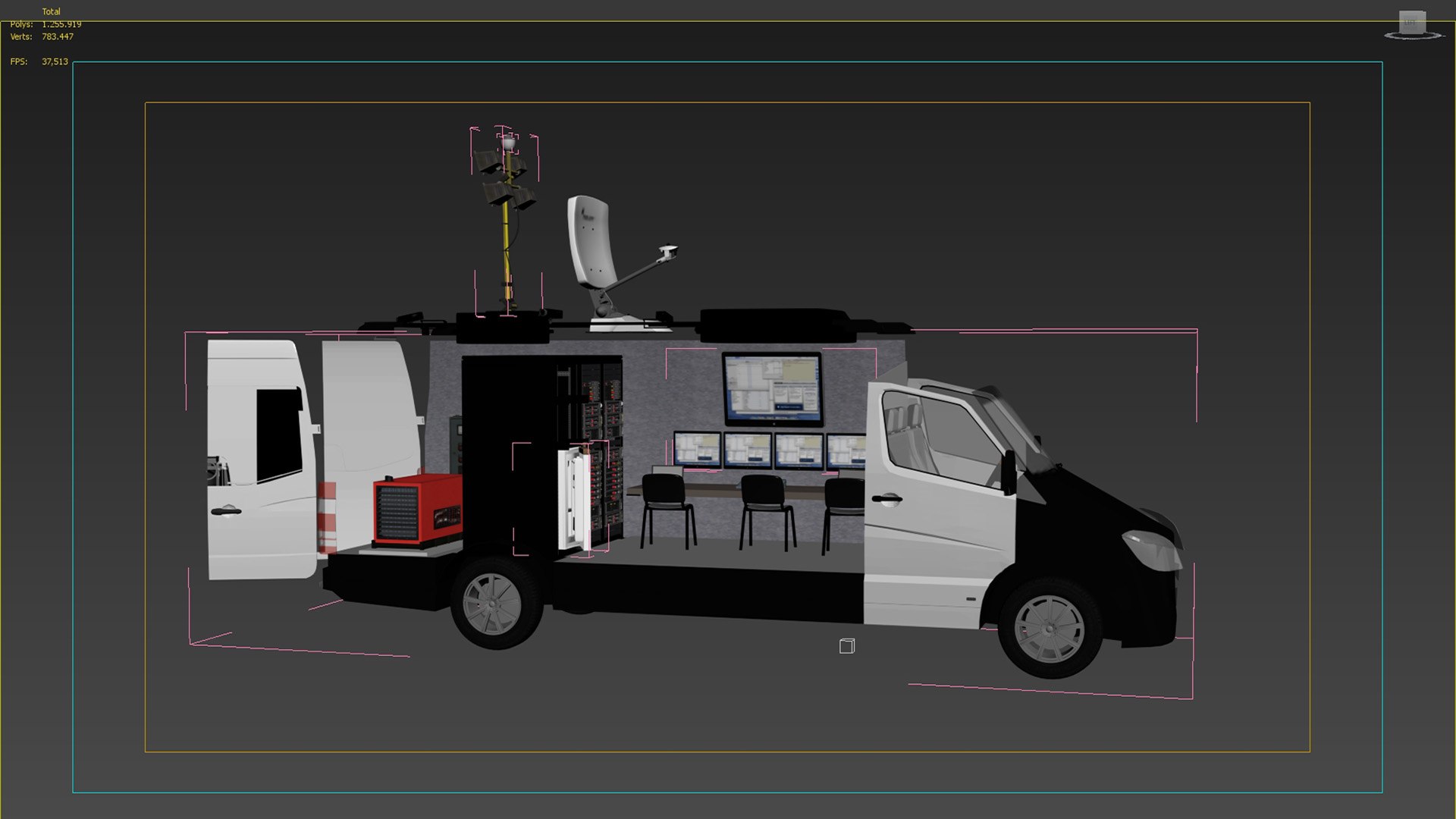 Television Car 3D model - TurboSquid 1835688