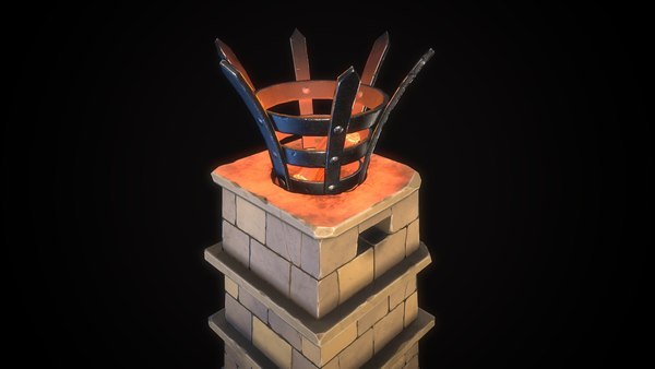 Stylized torch 3D model - TurboSquid 1701983