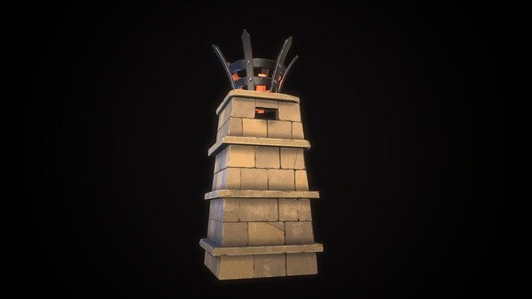 Stylized torch 3D model - TurboSquid 1701983