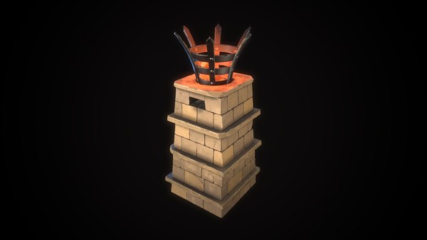 Stylized torch 3D model - TurboSquid 1701983