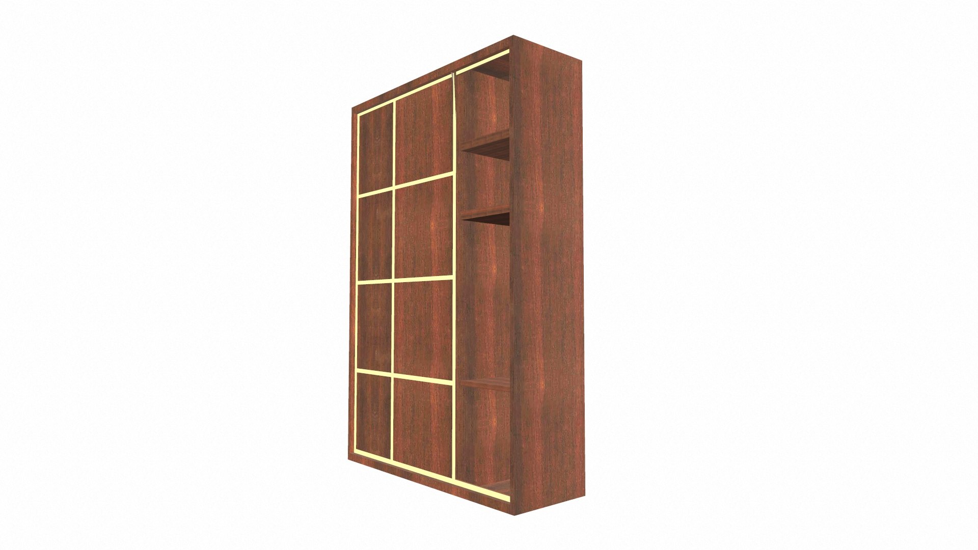 3D Almirah Racks Model - TurboSquid 2370840