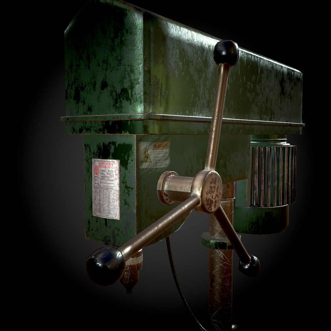 Drill Press 3D - TurboSquid 2173276