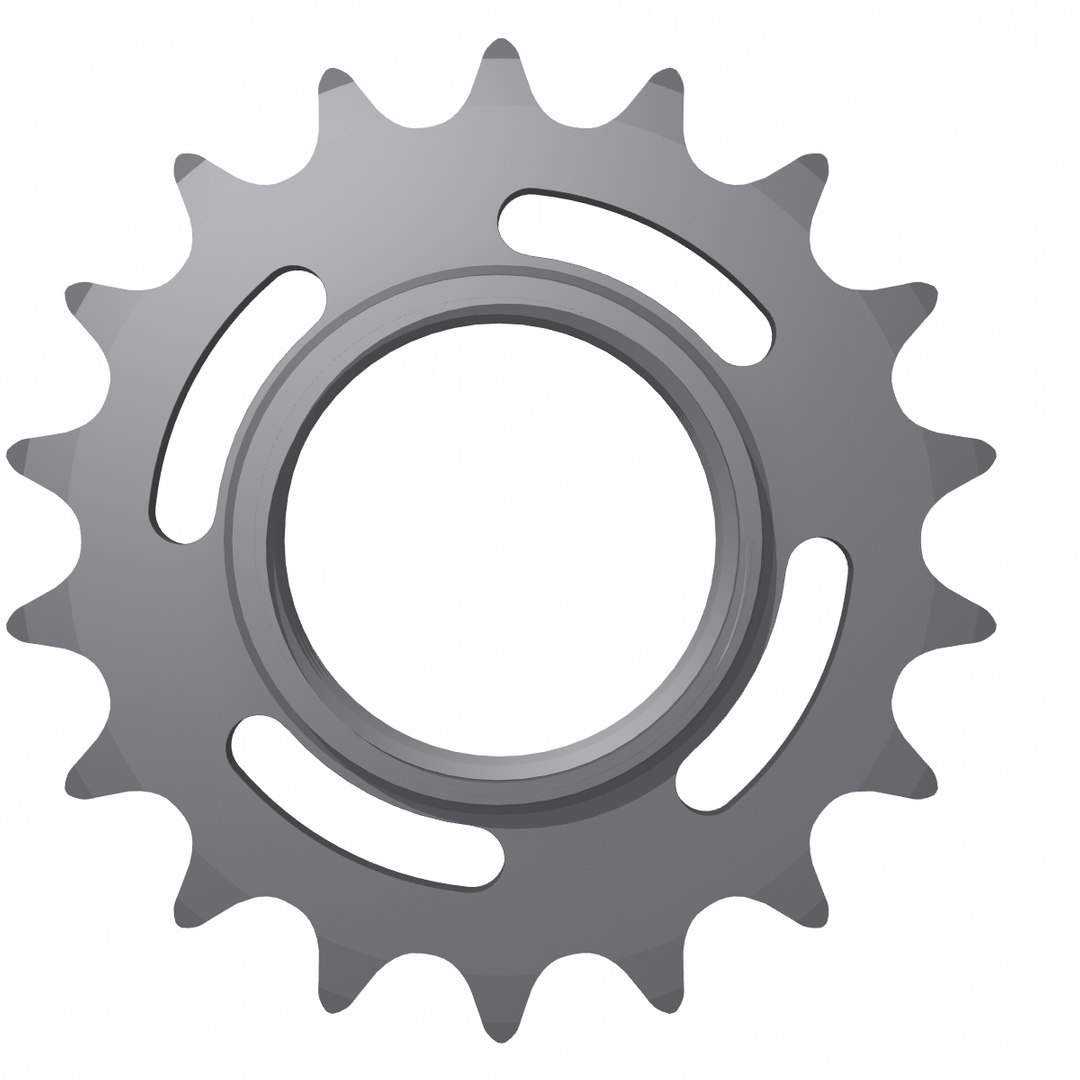 18 Cog Fixed Gear 3D Model - TurboSquid 1180703