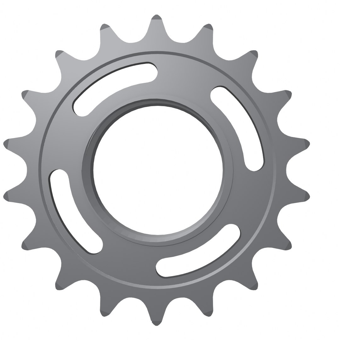 18 Cog Fixed Gear 3D Model - TurboSquid 1180703