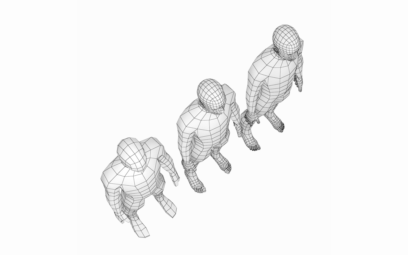 3D Model Natural Male In Rest Pose Base Mesh - TurboSquid 2066206