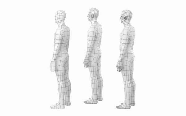 3D model Natural Male in Rest Pose Base Mesh - TurboSquid 2066206