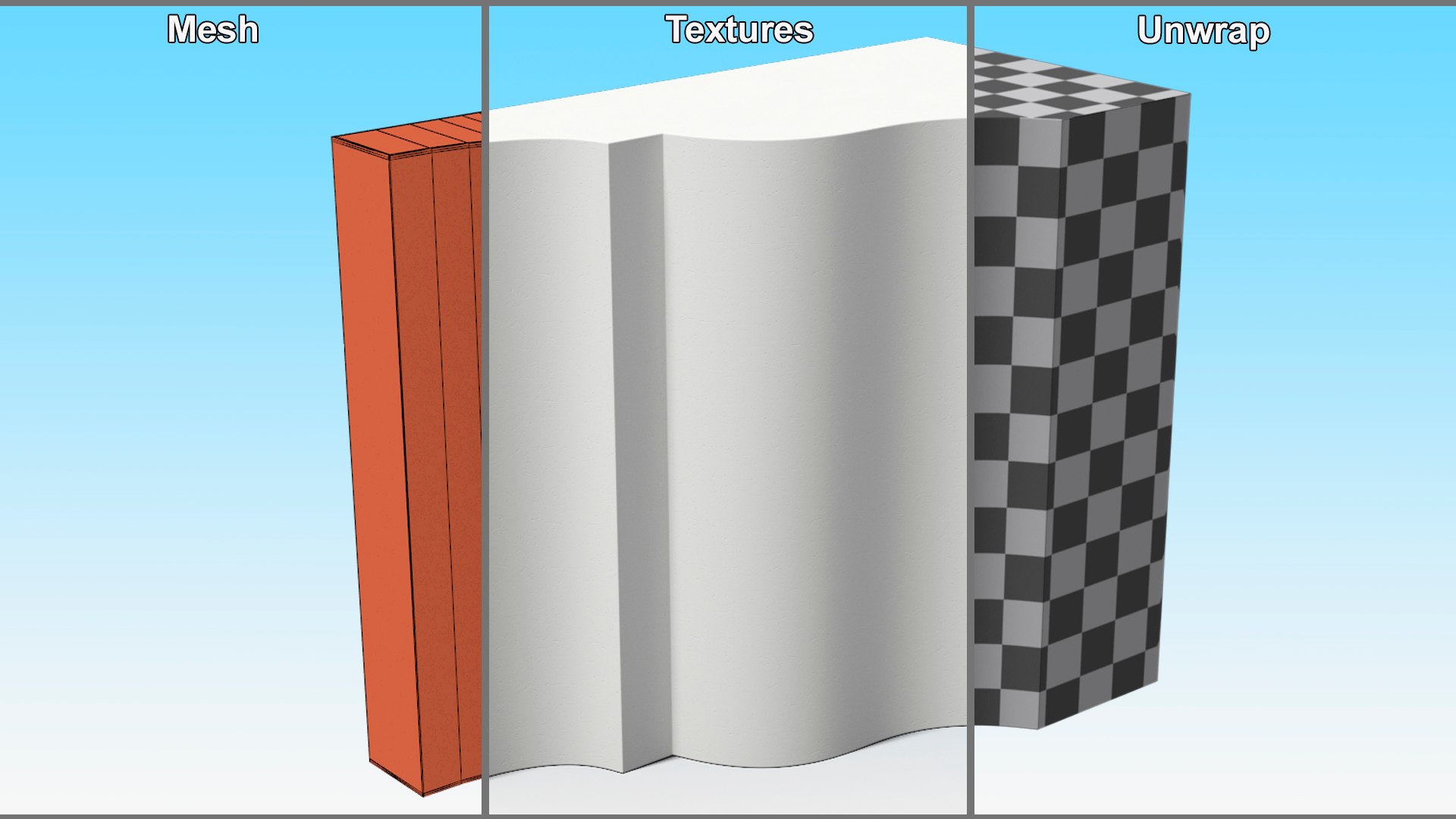 3D Architectural Molding Gypsum Type 1 - TurboSquid 2274427