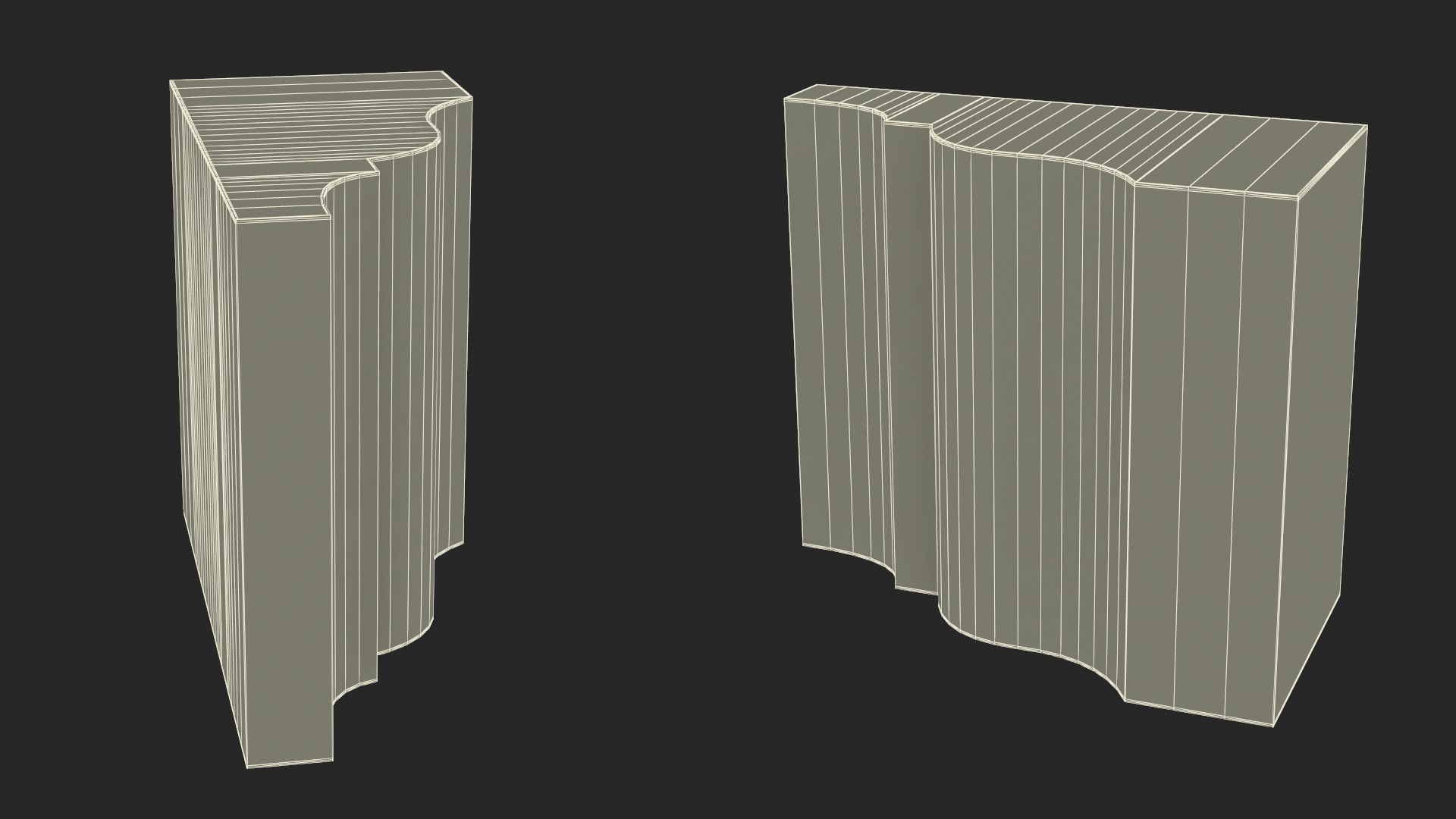 3D Architectural Molding Gypsum Type 1 - TurboSquid 2274427