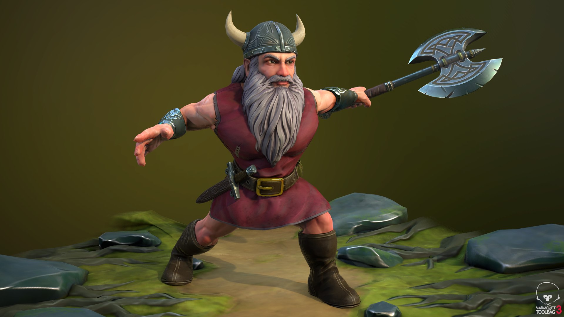 3D Fantasy Dwarf - Rigged | 1142806 | TurboSquid