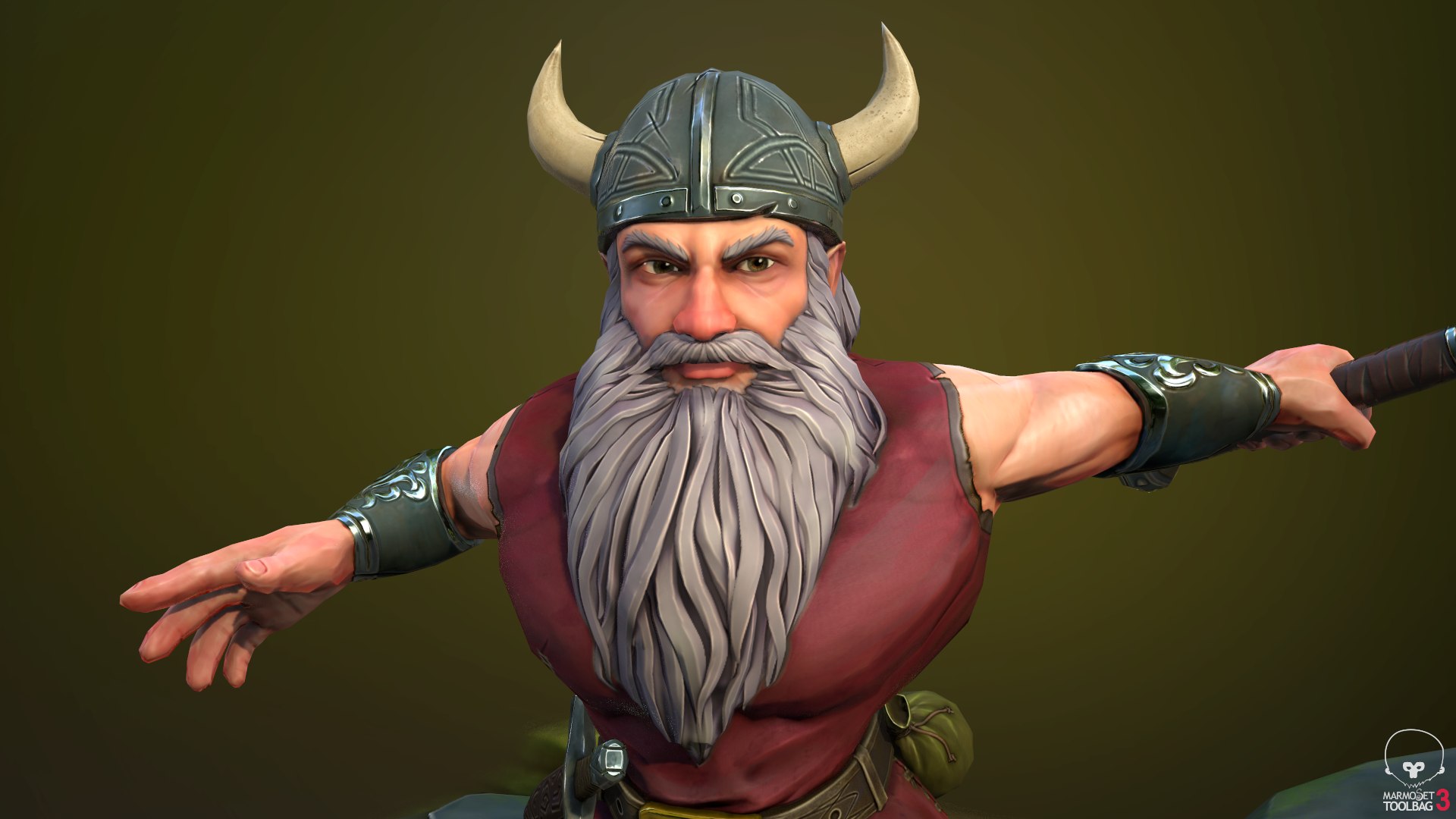 3D fantasy dwarf - rigged | 1142806 | TurboSquid