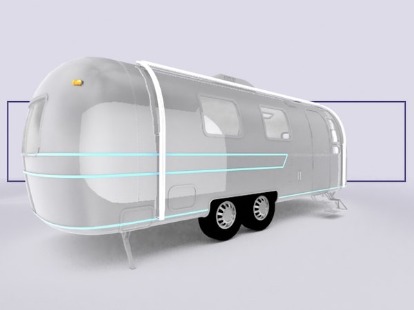 airstream trailer 3d model