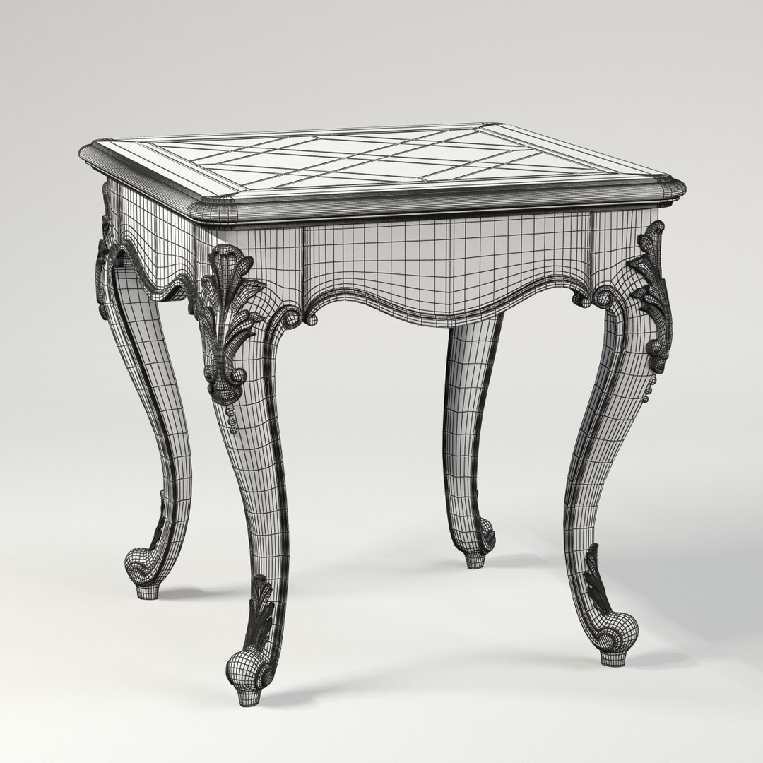 3d Model Coronado Lamp Table