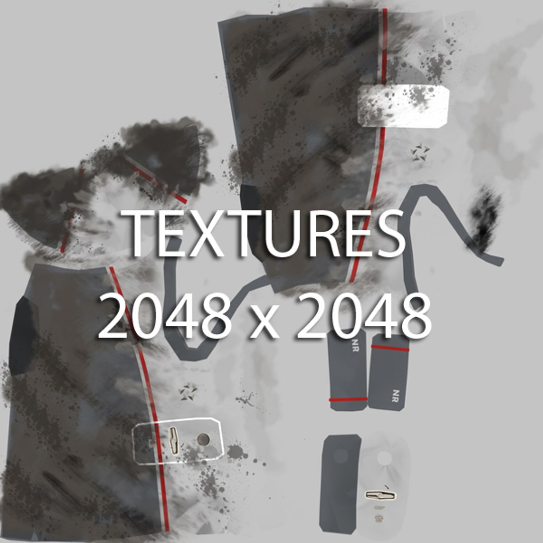 3d Crashed Airplane Model