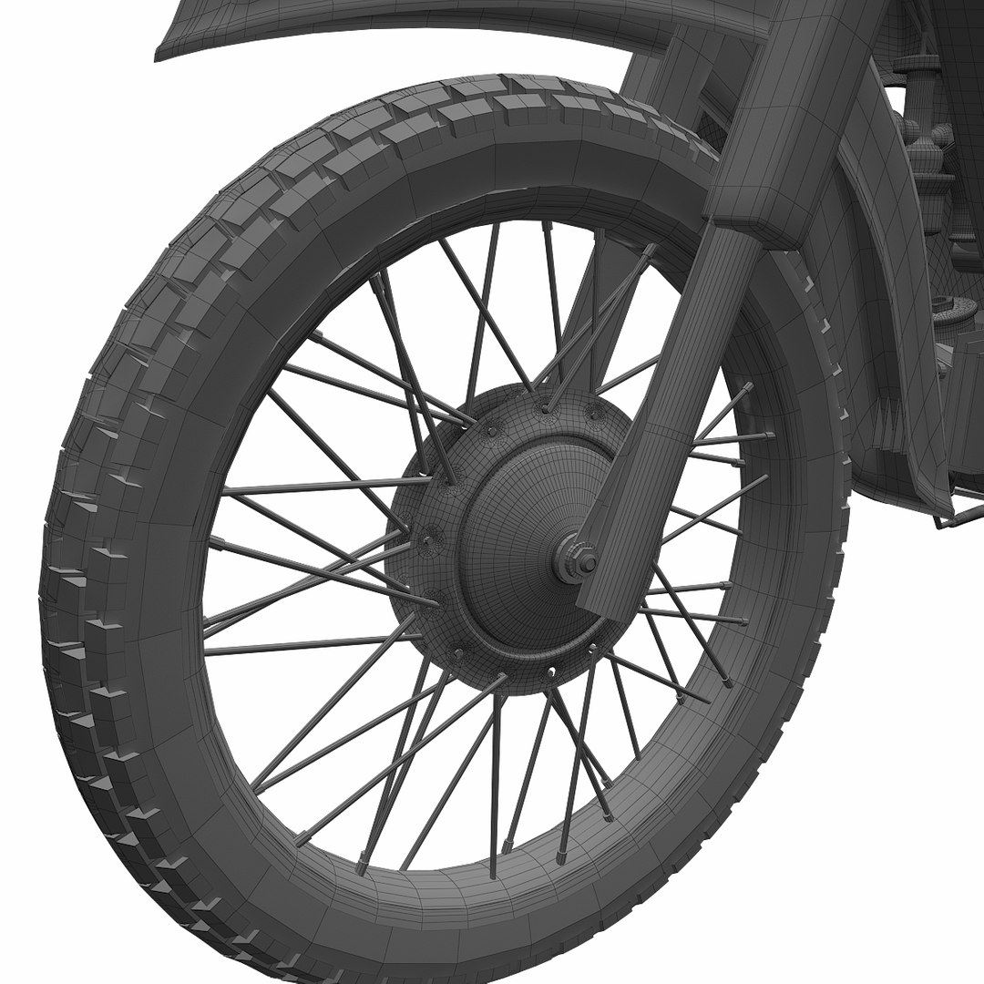 2 motorcycle dream 3d model