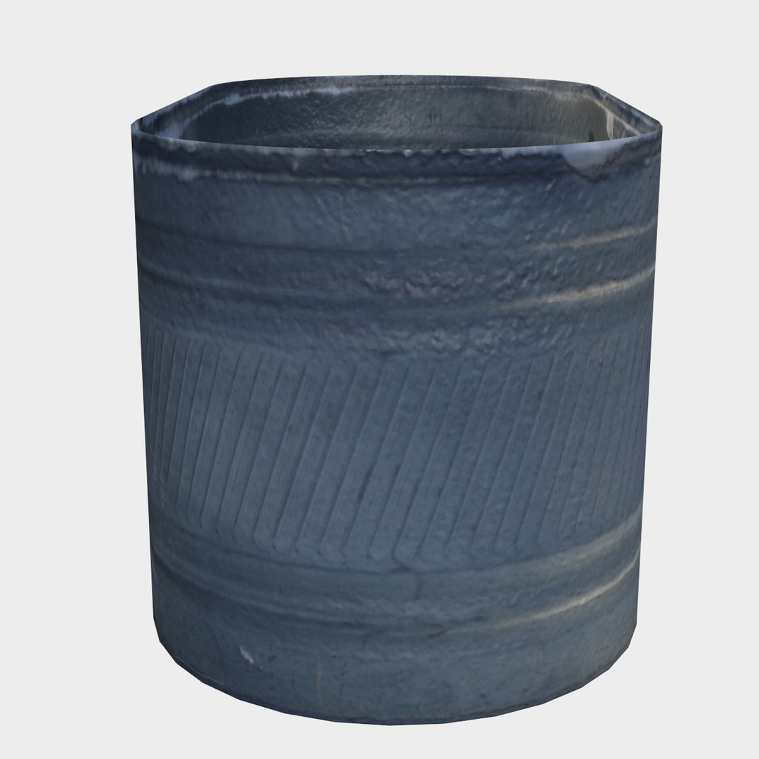 Metal water trough 3D model - TurboSquid 1237929
