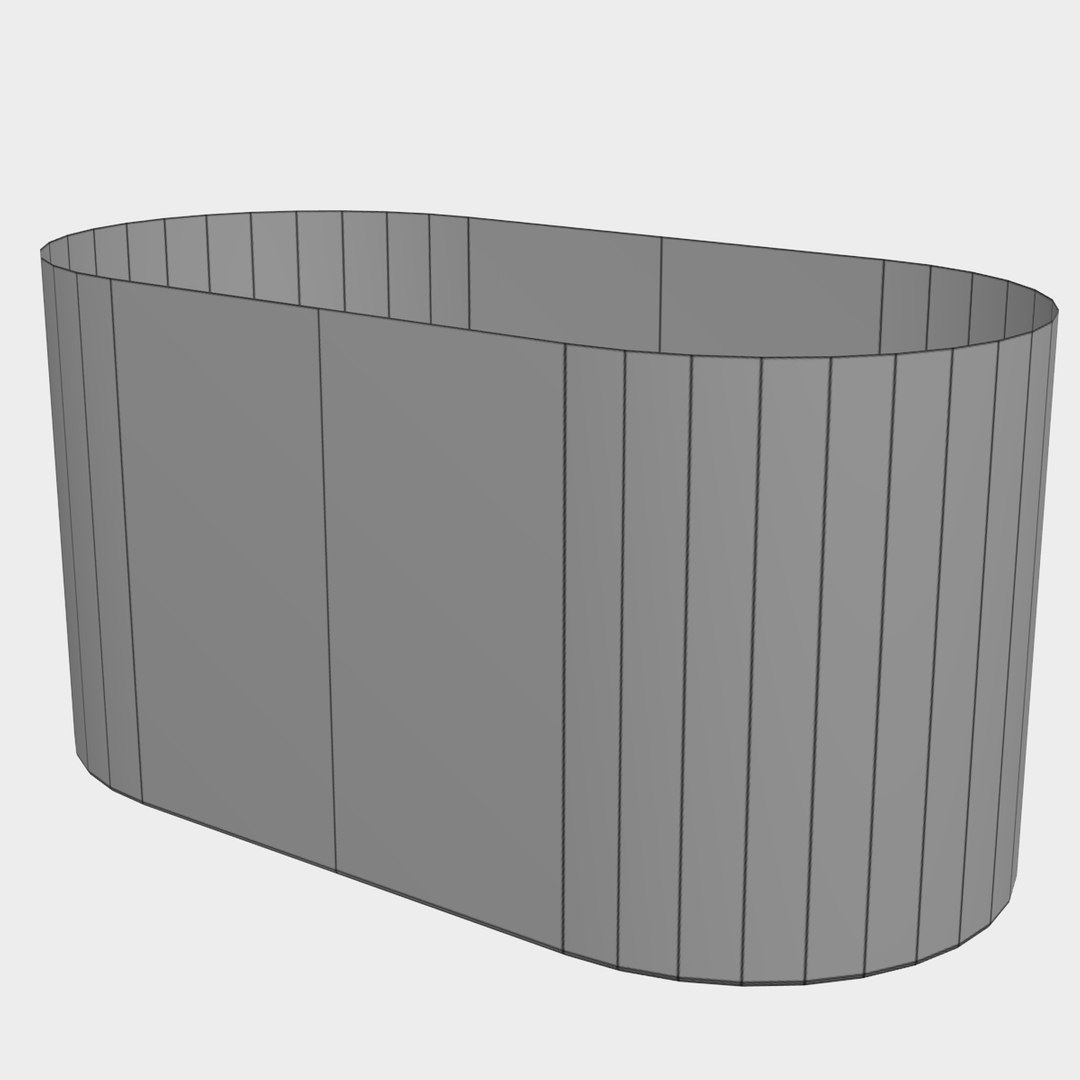 Metal water trough 3D model - TurboSquid 1237929