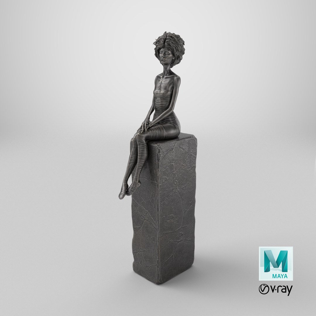 Sculpture Woman Figure Model - TurboSquid 1959216