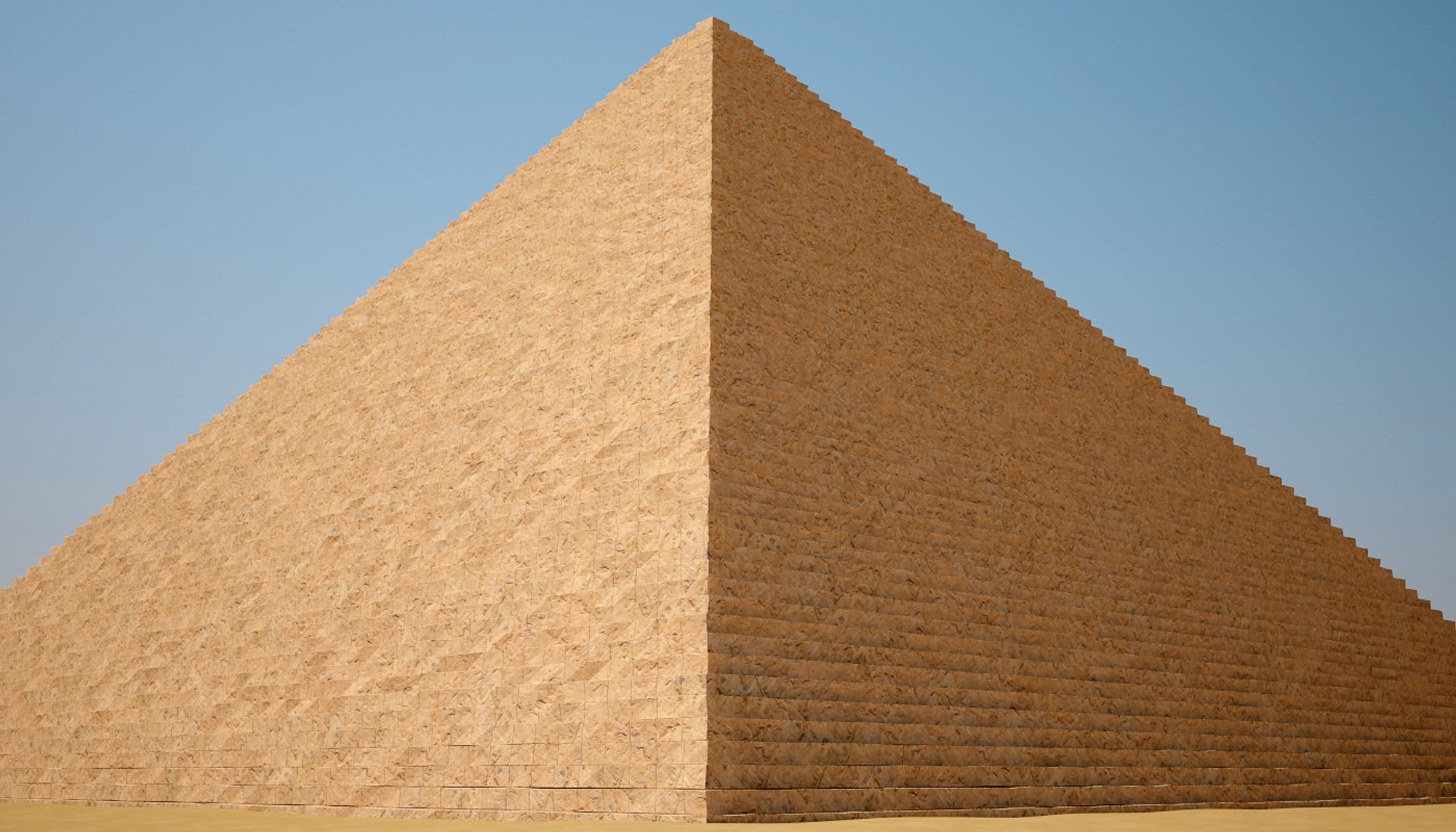 Ancient Great Pyramid 3d Model