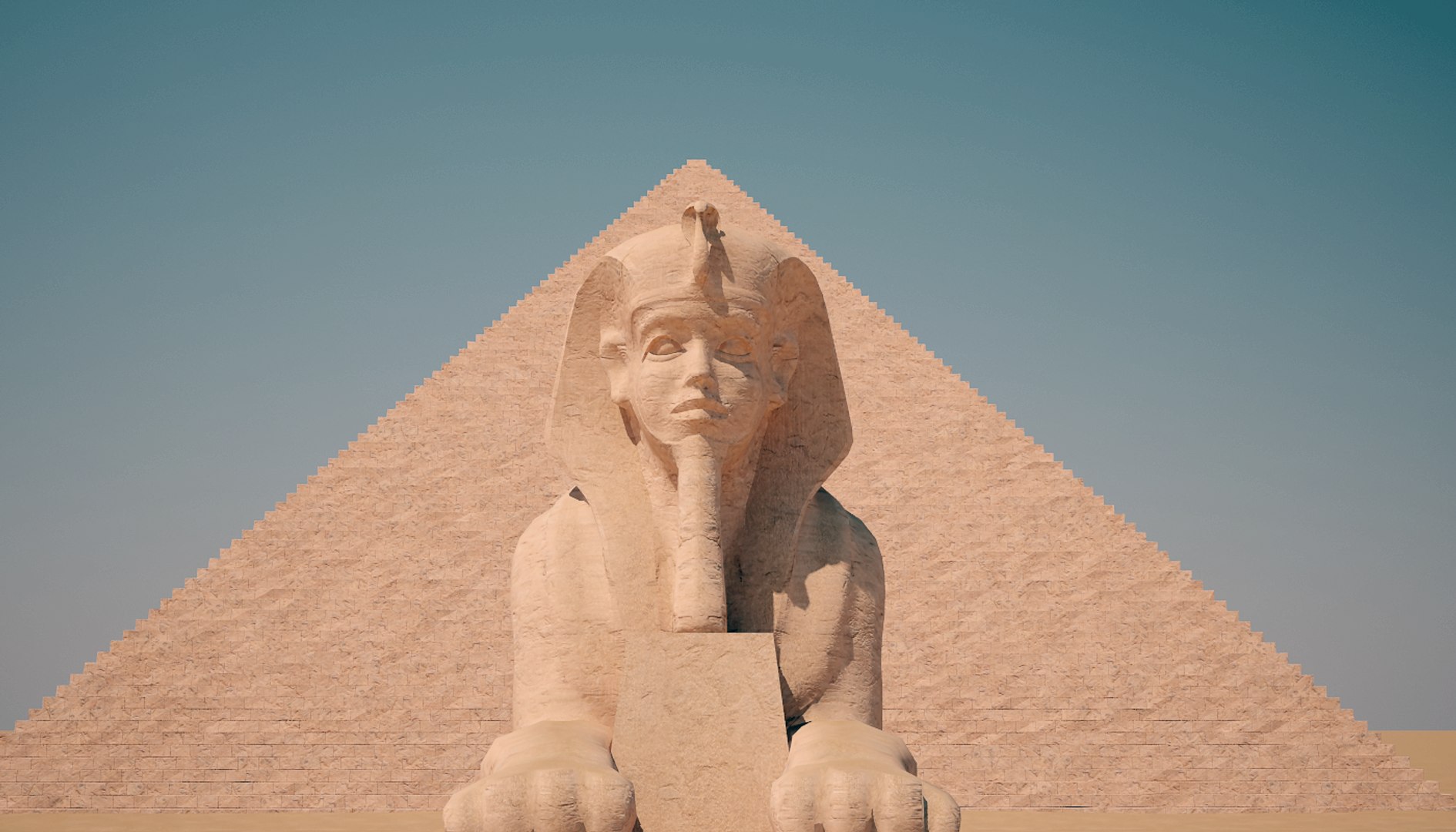 Ancient Great Pyramid 3d Model
