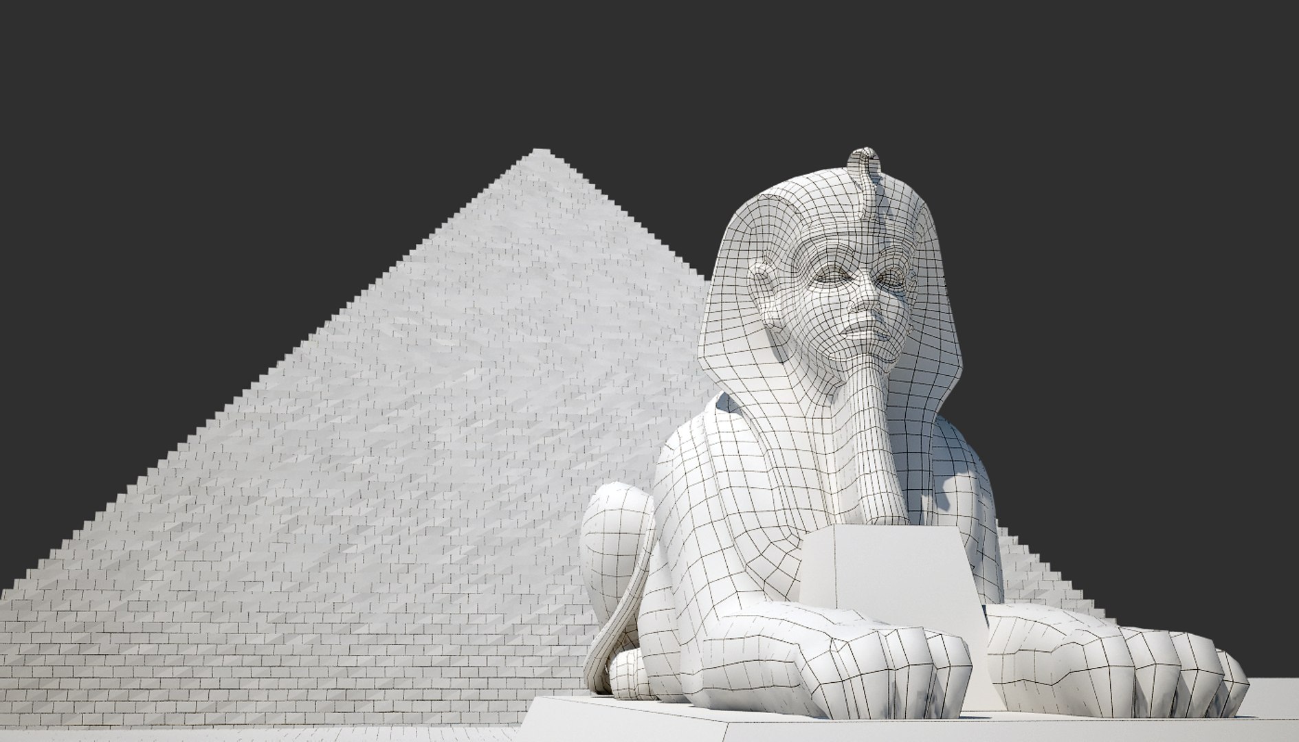 Ancient Great Pyramid 3d Model