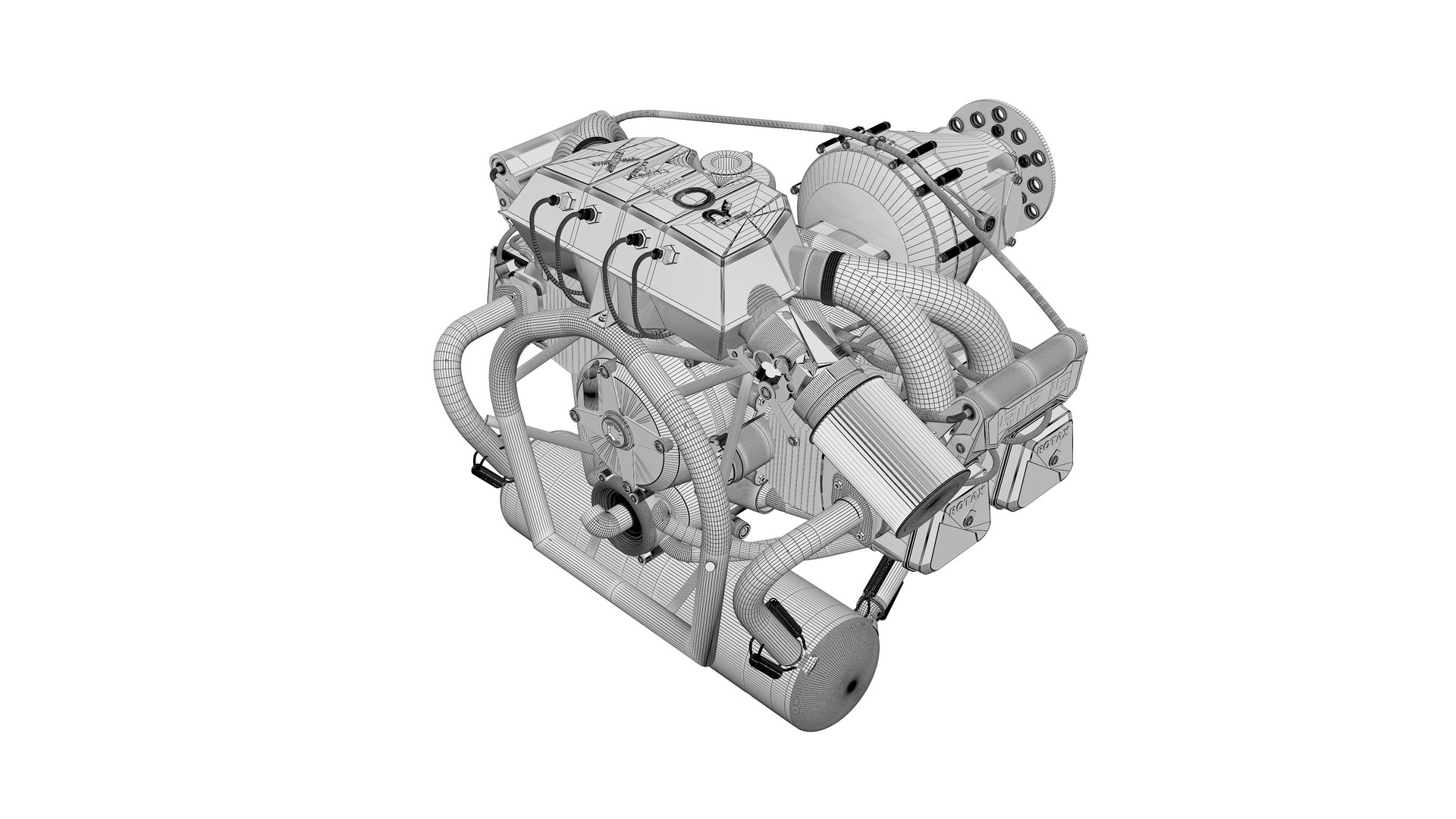 3D Rotax Engine 912s Series Model - TurboSquid 1394023
