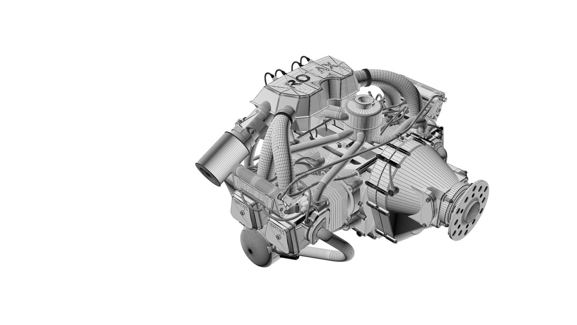 3D Rotax Engine 912s Series Model - TurboSquid 1394023