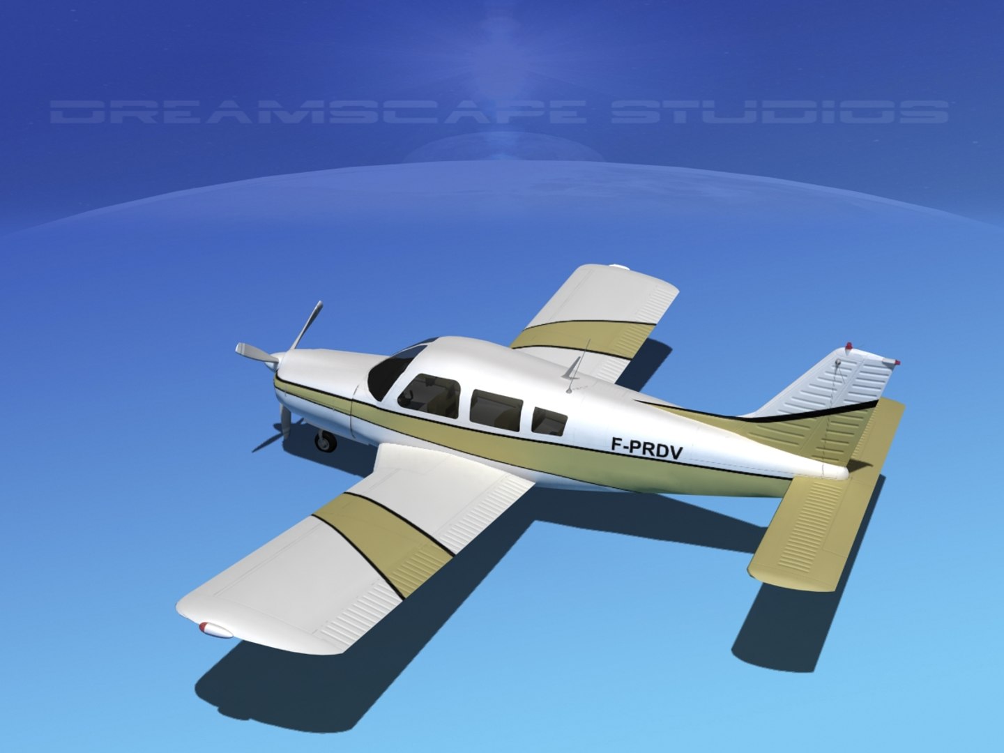 Propeller Piper Cherokee 3d Model