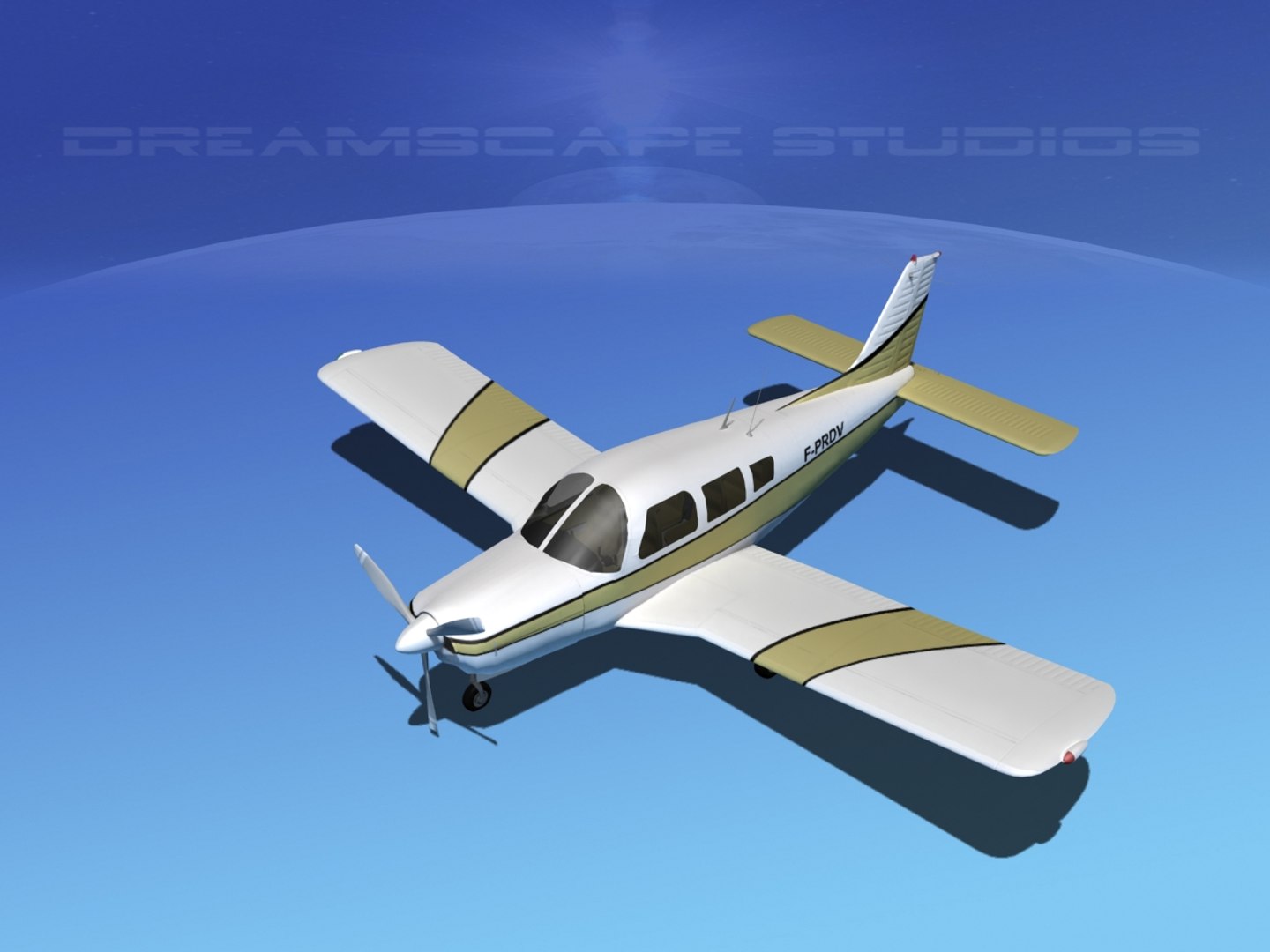 Propeller Piper Cherokee 3d Model