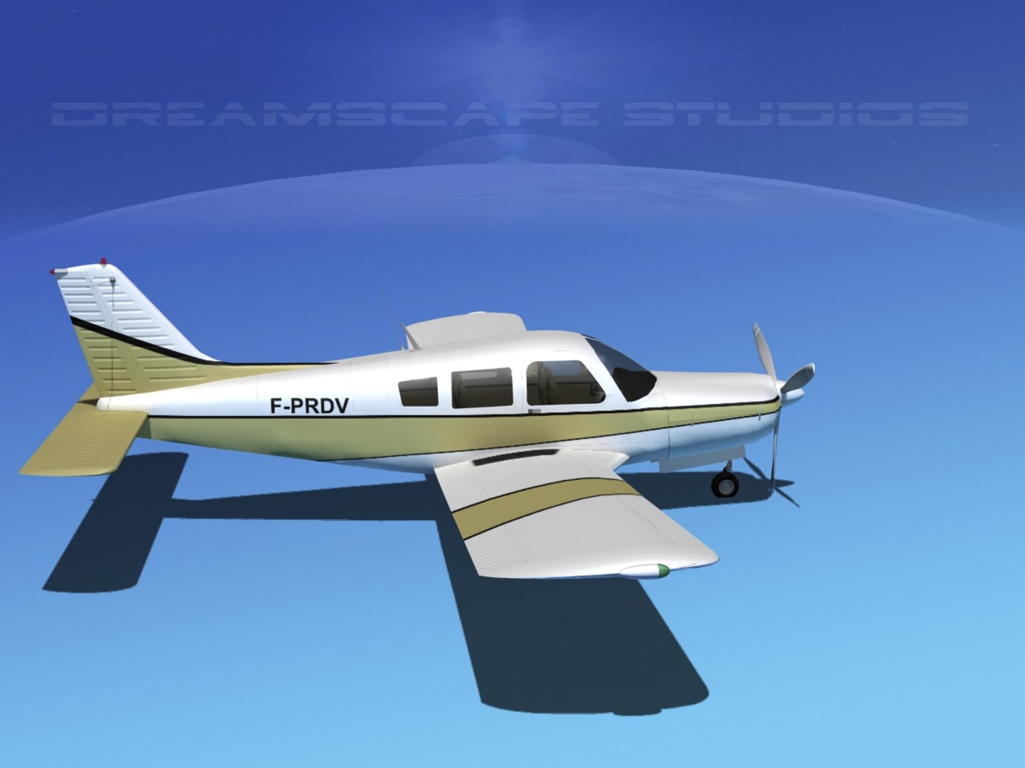 Propeller Piper Cherokee 3d Model