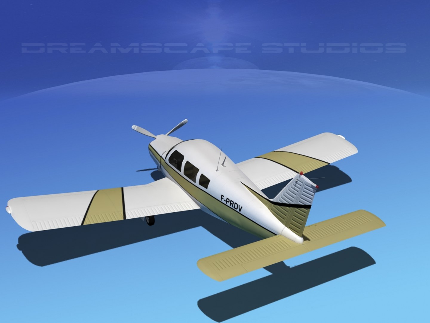 Propeller Piper Cherokee 3d Model
