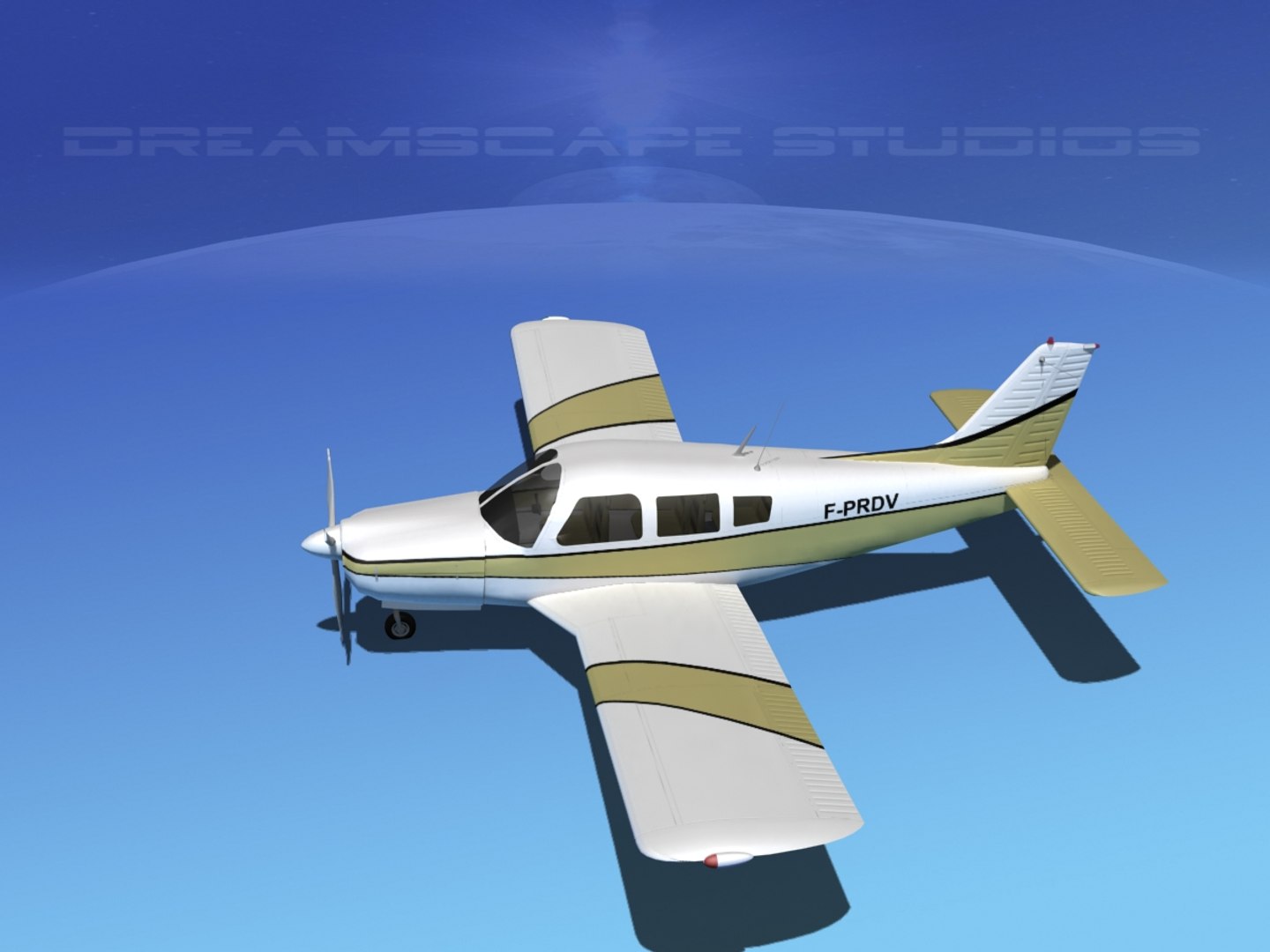 Propeller Piper Cherokee 3d Model