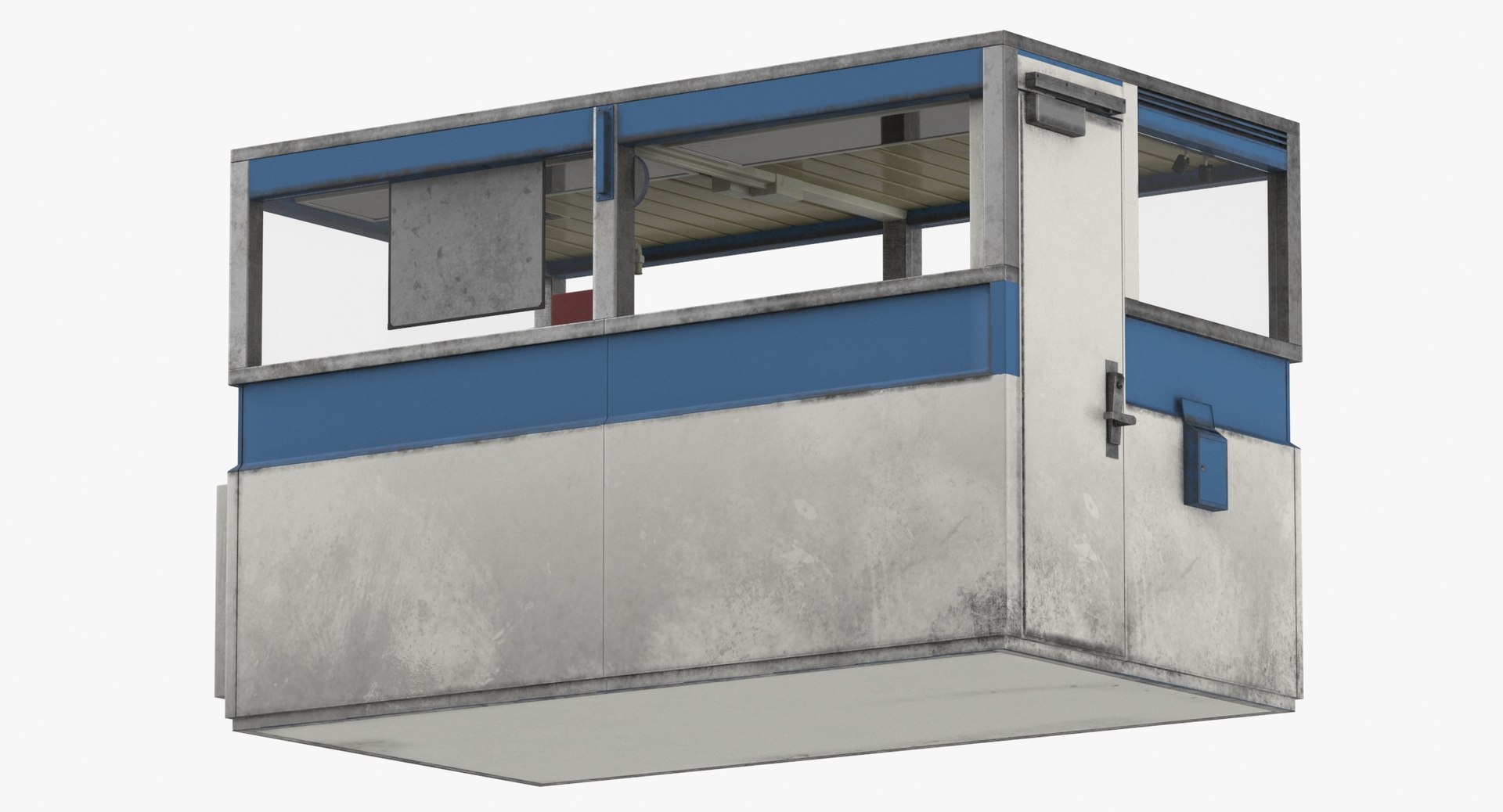 3D Subway Token Booth Damaged - TurboSquid 2071258